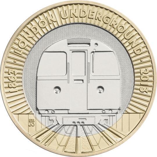 How much is the 2013 London Underground Train £2 Coin worth? Is it rar
