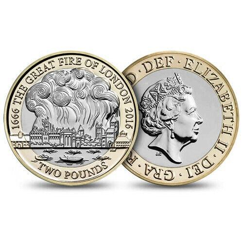 How much is the 2016 Great Fire of London £2 coin worth? Is it rare?