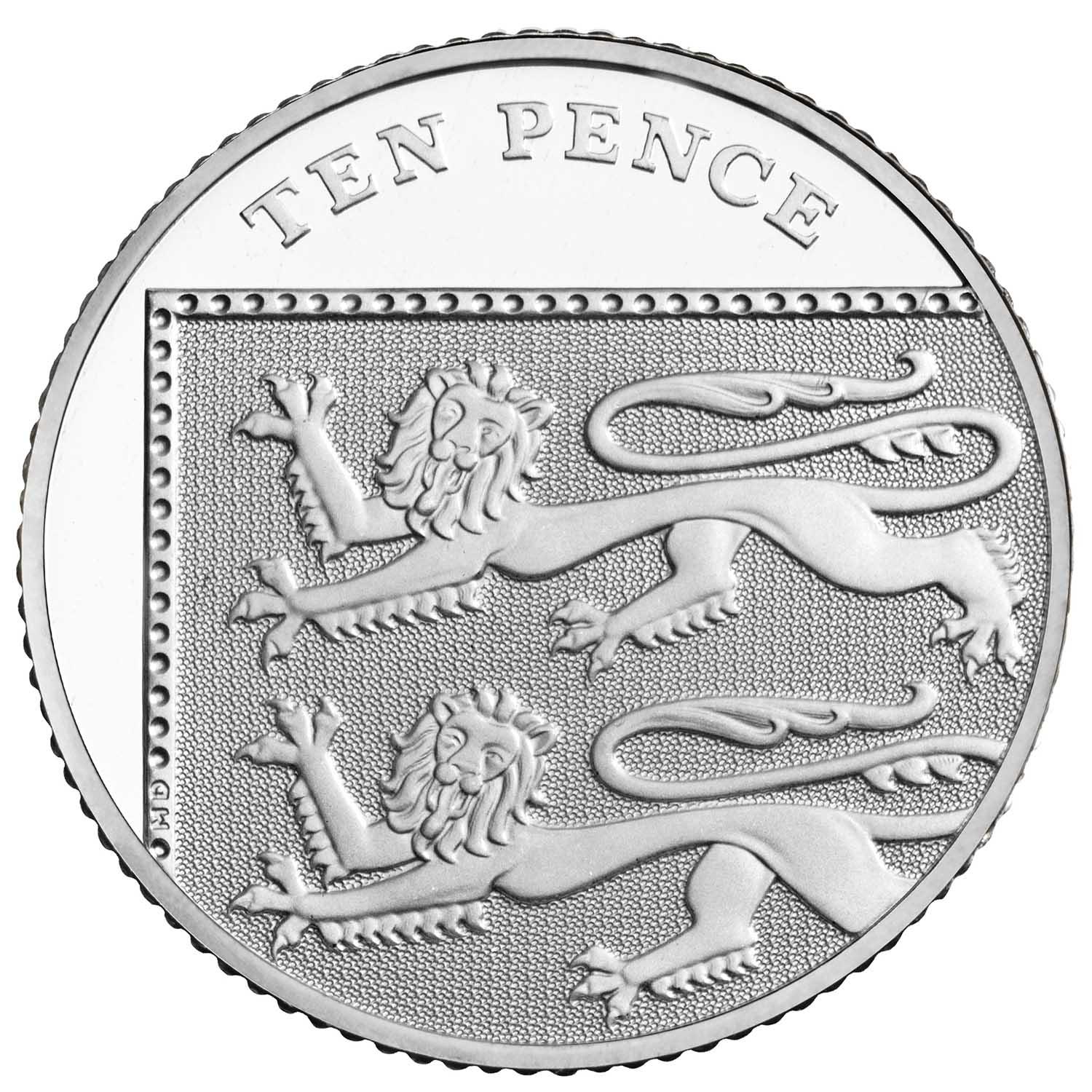 2019 Ten Pence Shield 10p Uncirculated Coin