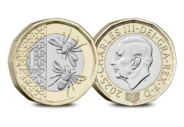 2025 Bee Definitive £1 Circulated Coin